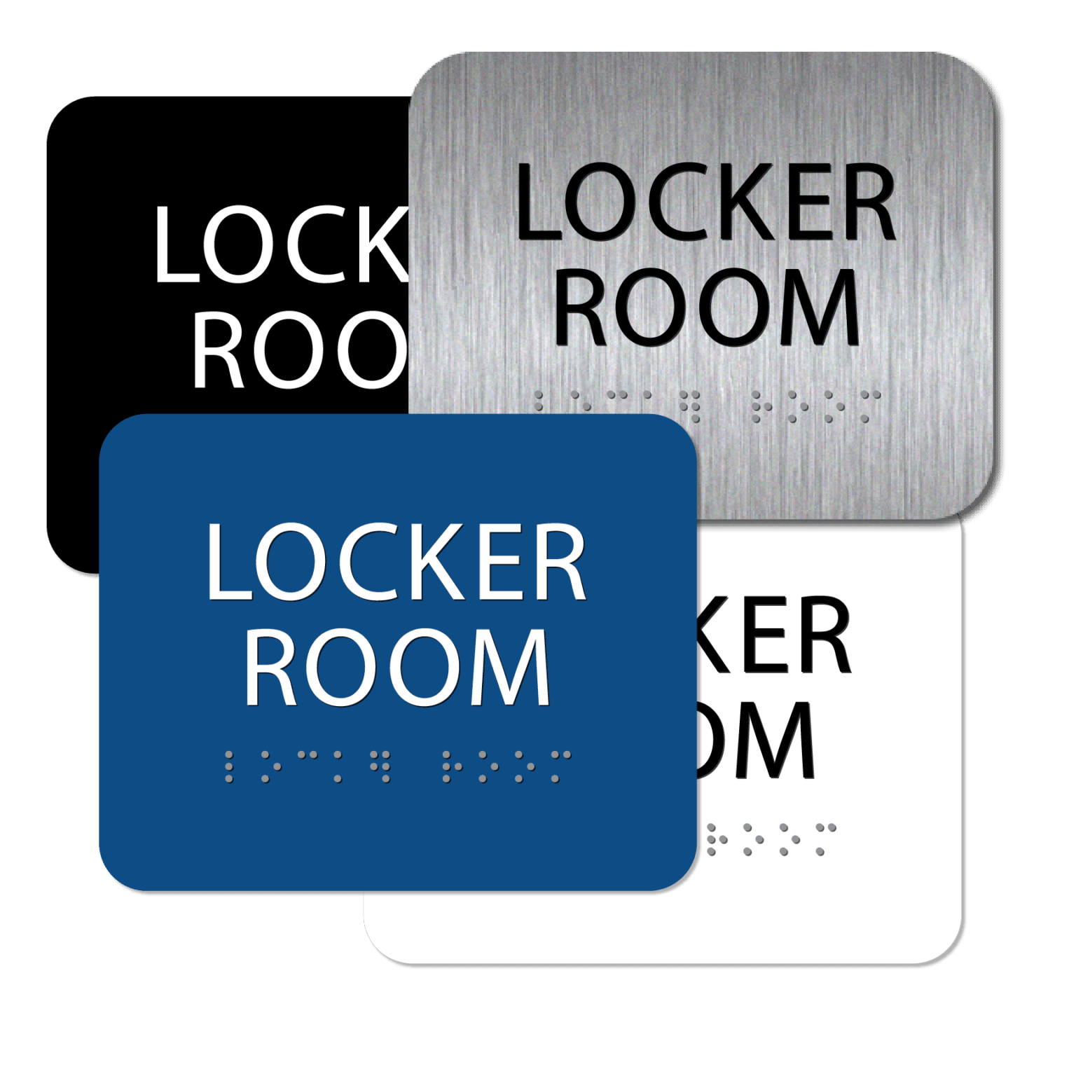 Braille Locker Room Sign | Alpha Dog ADA Signs
