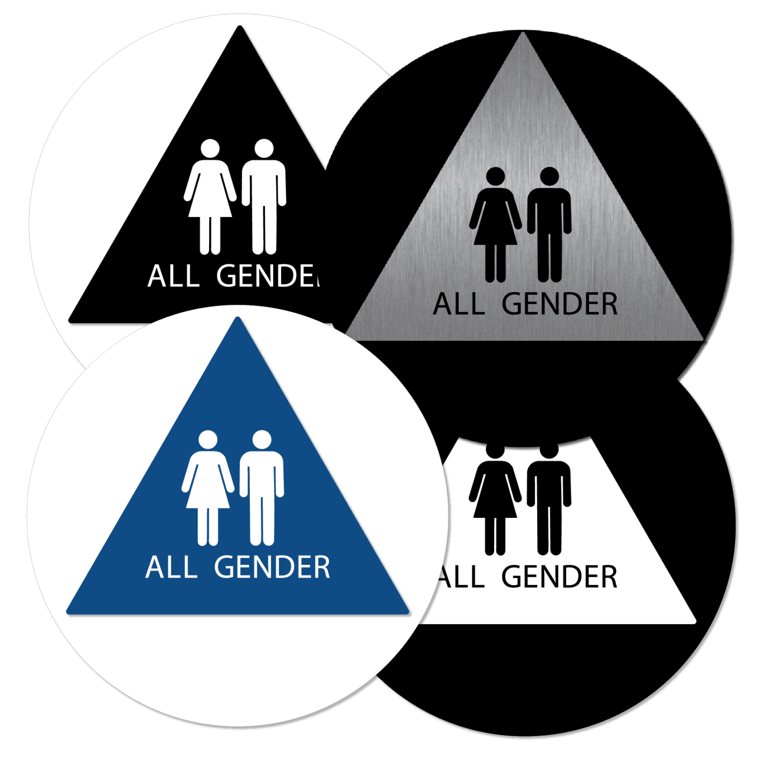 All Gender Bathroom Door Sign | Alpha Dog ADA Signs