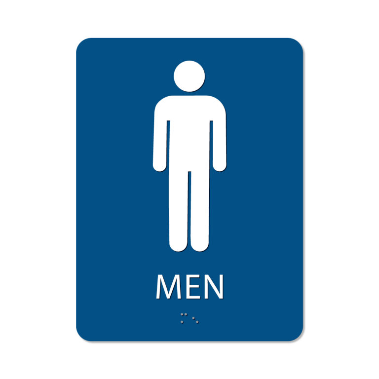 Men’s & Women’s Bathroom Sign Bundle | Alpha Dog ADA Signs