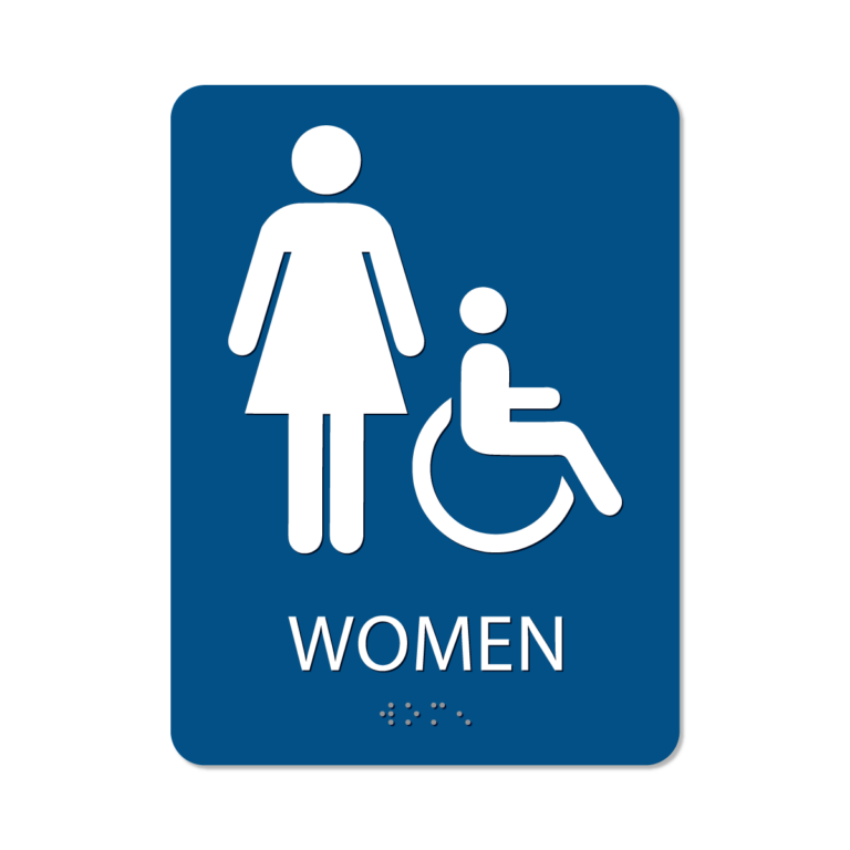 Men’s & Women’s Bathroom Sign Bundle | Alpha Dog ADA Signs