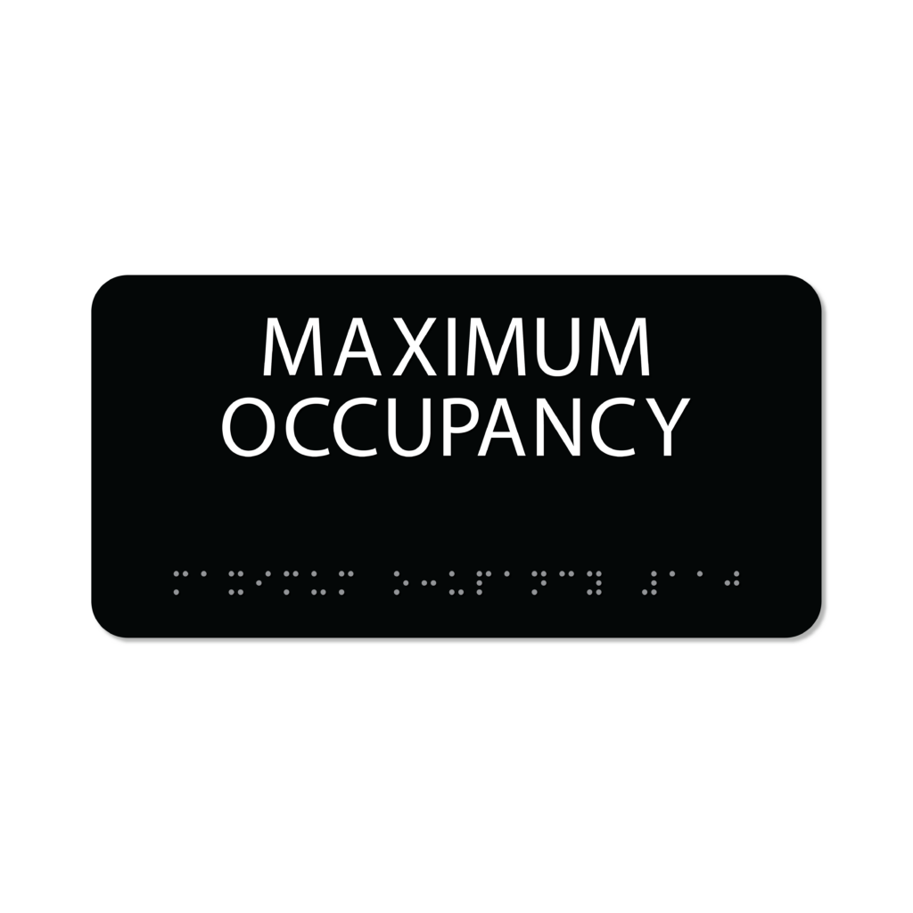 Custom Maximum Occupancy Sign | Alpha Dog ADA Signs