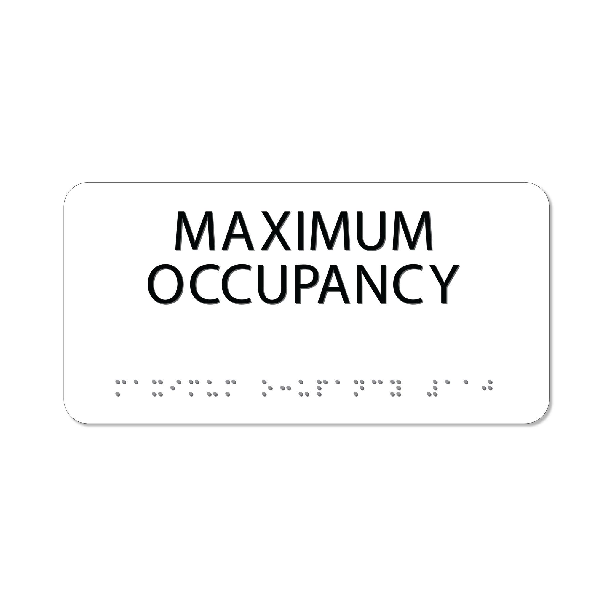 Custom Maximum Occupancy Sign | Alpha Dog ADA Signs