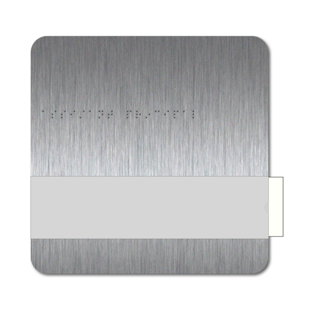 Custom Office Insert Sign - 8″x 8″ | Alpha Dog ADA Signs