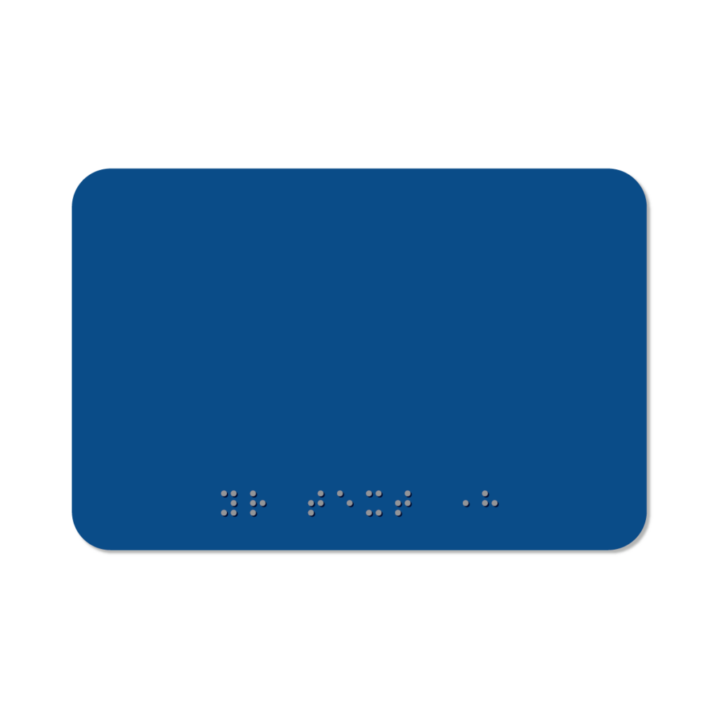 Custom Braille Sign - 4″x 6″ | Alpha Dog ADA Signs