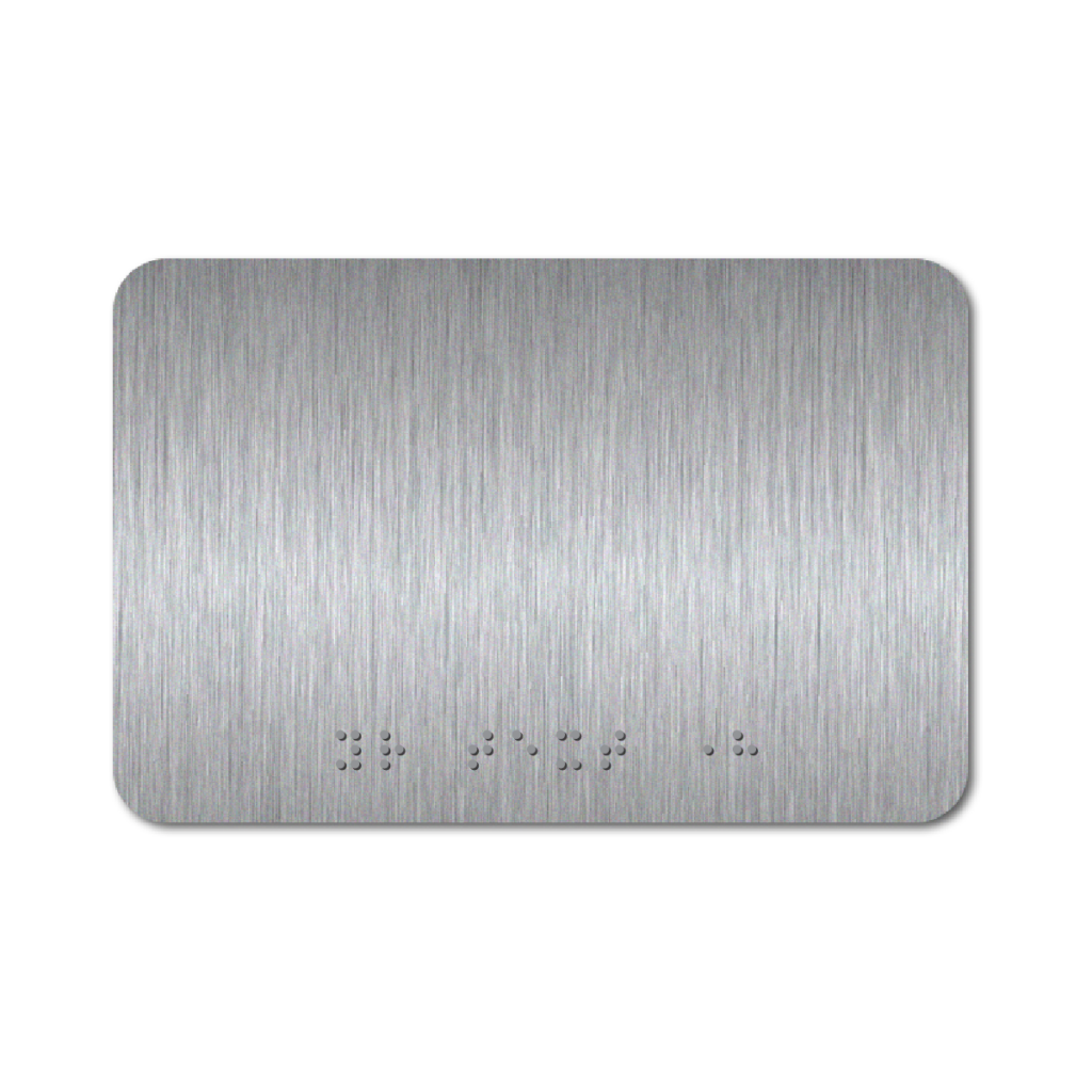 Custom Braille Sign - 4″x 6″ | Alpha Dog ADA Signs