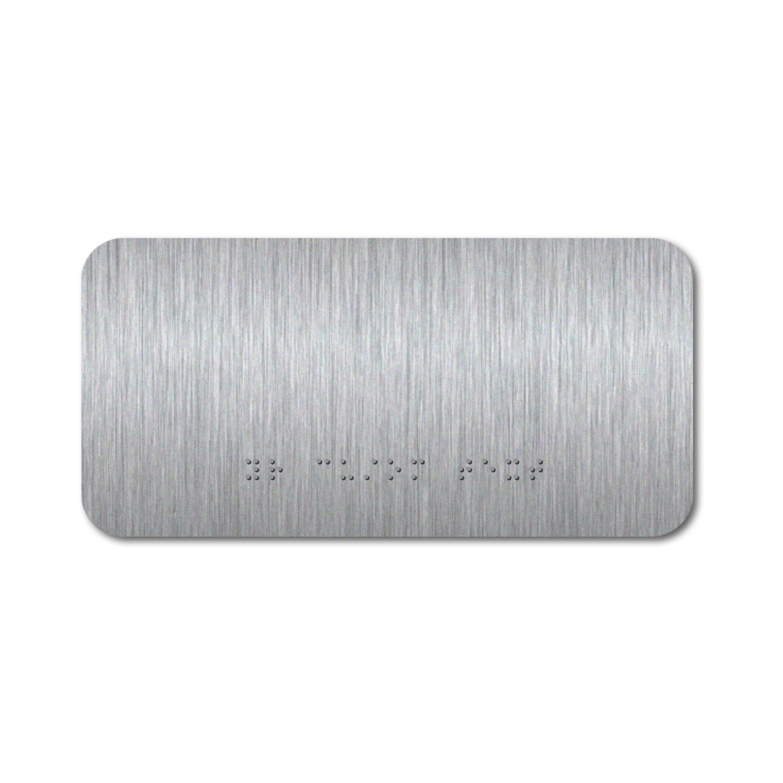 Custom ADA Braille Sign - 4″x 8″ | Alpha Dog ADA Signs