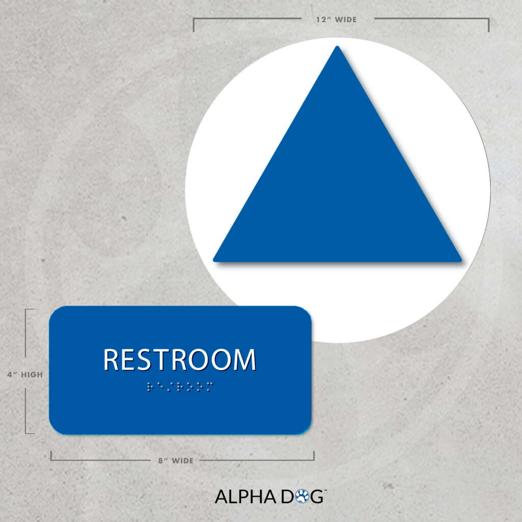 Bathroom Restroom Sign Bundles | Alpha Dog ADA Signs