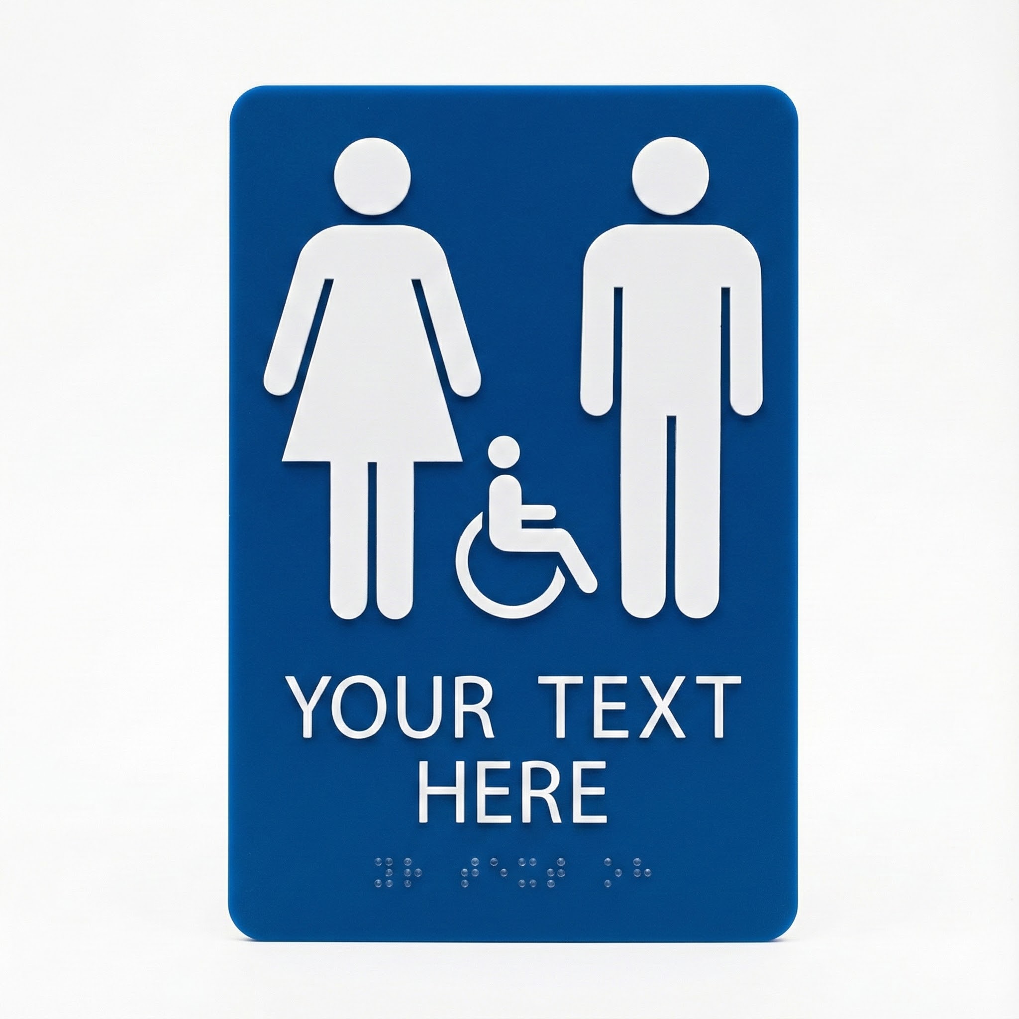 Custom Restroom Signs for Business | Alpha Dog ADA Signs