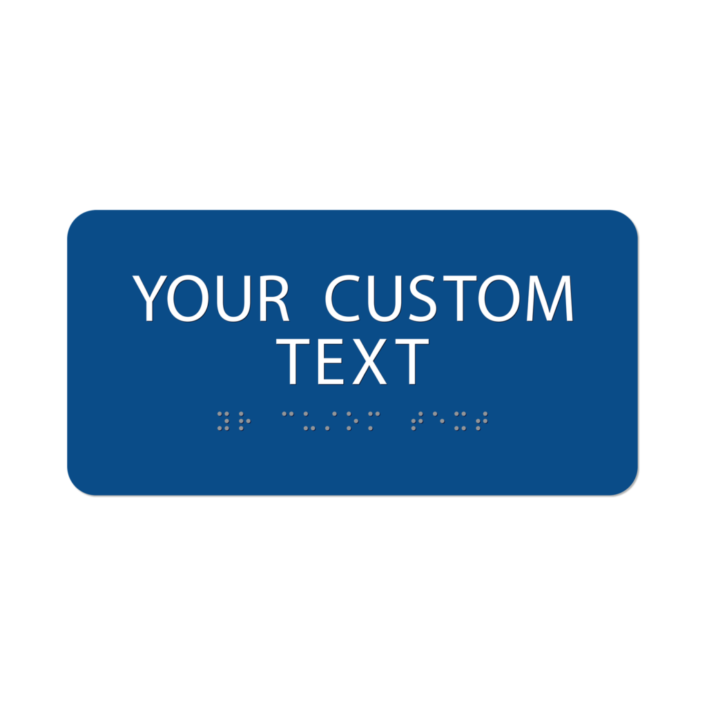Custom ADA Braille Sign | Alpha Dog ADA Signs